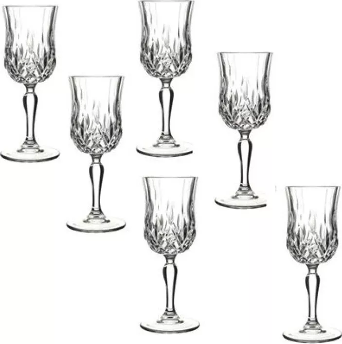 Set 6 pahare cu picior pentru apa Opera Rcr Crystal 25605020006 - cel.ro