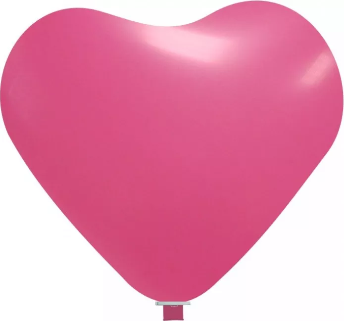 Balon latex jumbo inima fuchsia 90 cm 3z0_435 - cel.ro