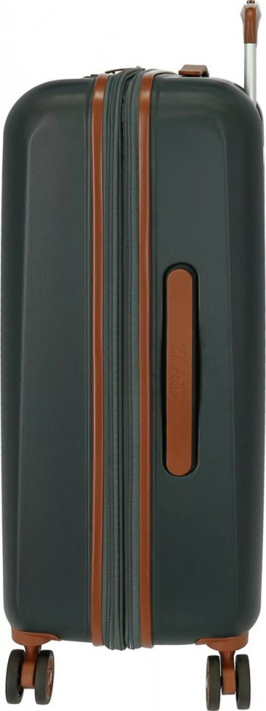 Troler ABS expandabil 70 cm 4 roti El Potro Ocuri verde la CEL.ro