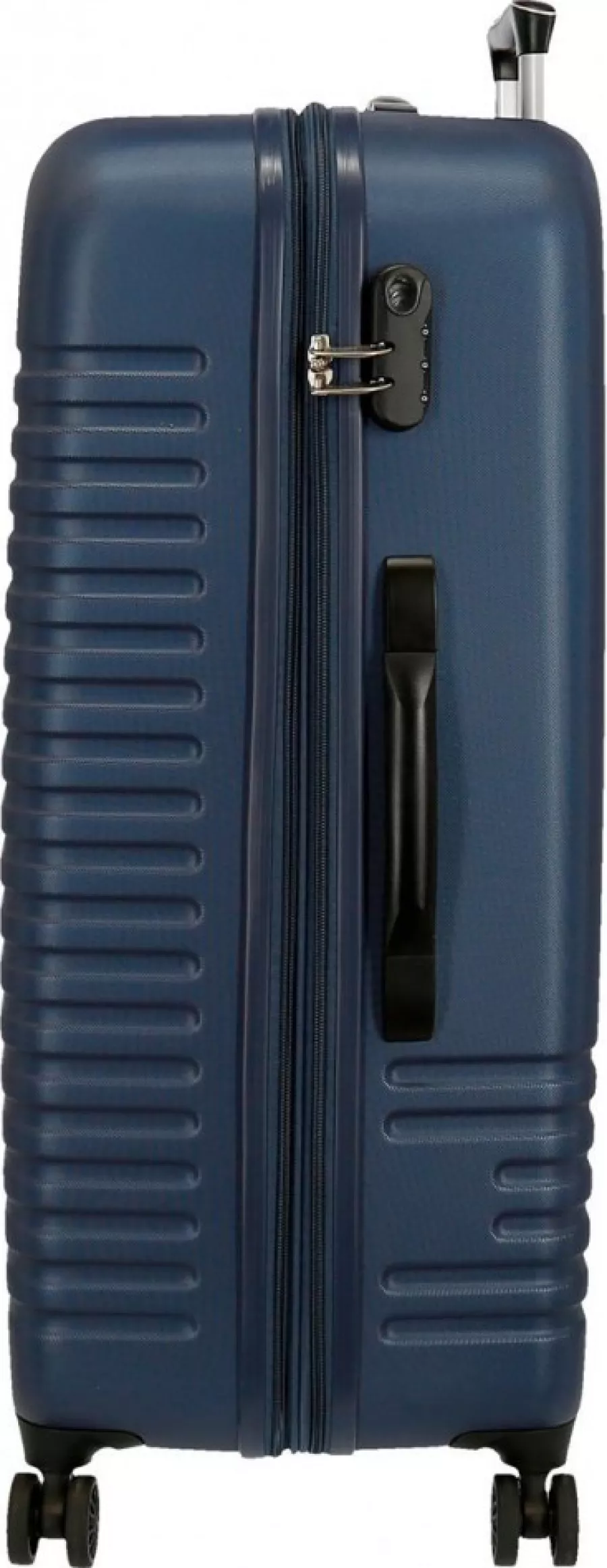 Troler expandabil ABS 80 cm 4 roti Roll Road India bleumarin 50893.23 ...