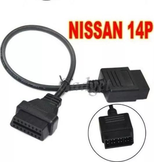 Cablu diagnoza OBD Adaptor Nissan 14 pini nissan obd - cel.ro