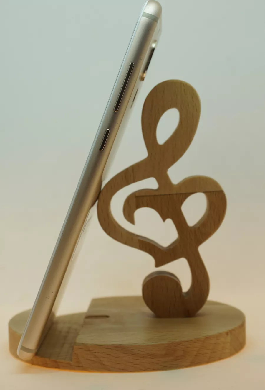 Suport telefon tableta lemn