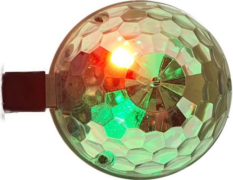 Mini Glob USB cu Led 4W multicolor RGB Omega Magic Disco Ball cu ...