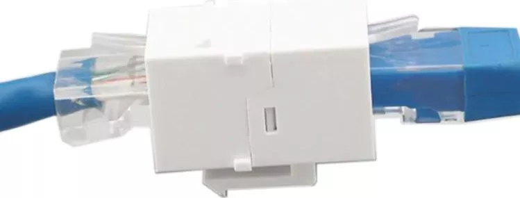 Mufa de prelungire cablu retea cat 6 negru UTP / FTP / RJ45 Active mama ...