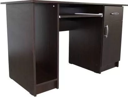 Birou Nero cu 1 usa si 1 sertar Wenge 120 x 74 x 60 cm nero1u1swenge ...