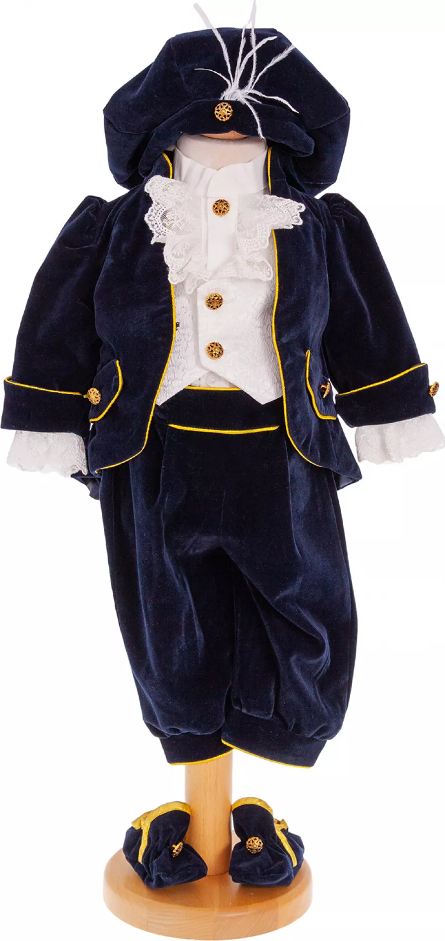 Costum Botez Flavius 5 Piese Culoare Bleumarin 0-3 L vnc10 - cel.ro