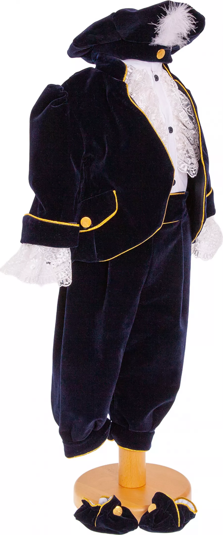 Set botez complet baiat catifea Print 1 culoare bleumarin 3 piese 0-3 ...