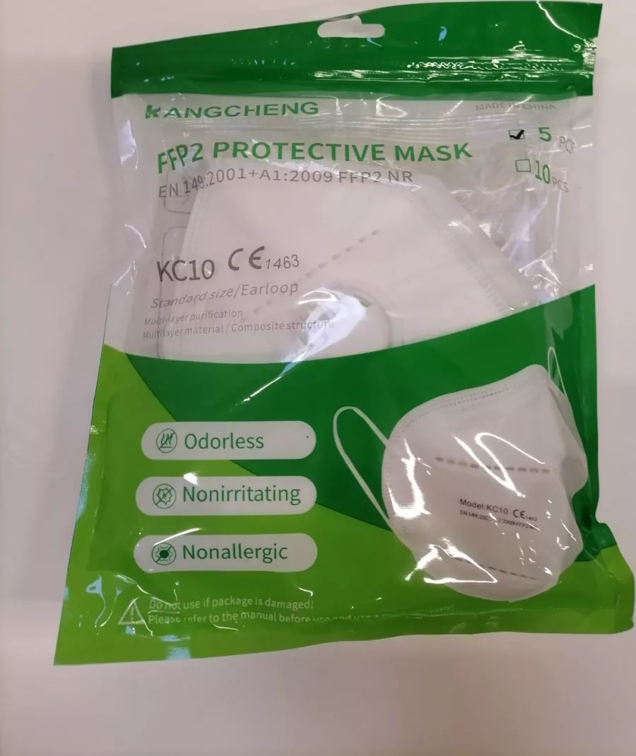 Masca de protectie respiratorie FFP2 Cu Valva set 5 bucati FFP2V - cel.ro