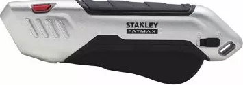 Cutter metalic Stanley FATMAX cu maner de cauciuc negru cu gri ...