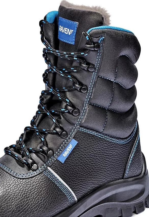 Bocanci Inalti Raven XT S3 Negru/Albastru marime 44 204013860 - cel.ro