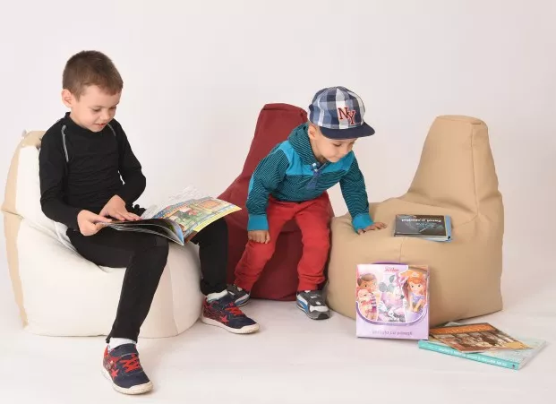 Fotoliu pentru copii 2-8 ani Sunlounger Junior Ice Cream GAMA PREMIUM ...