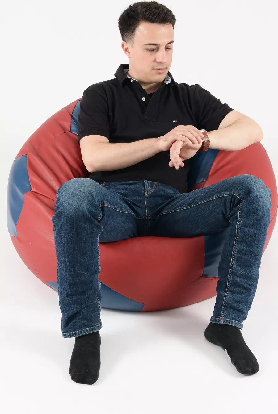 Fotoliu Puf Minge Telstar XL - Teteron Black pretabil si la exterior ...