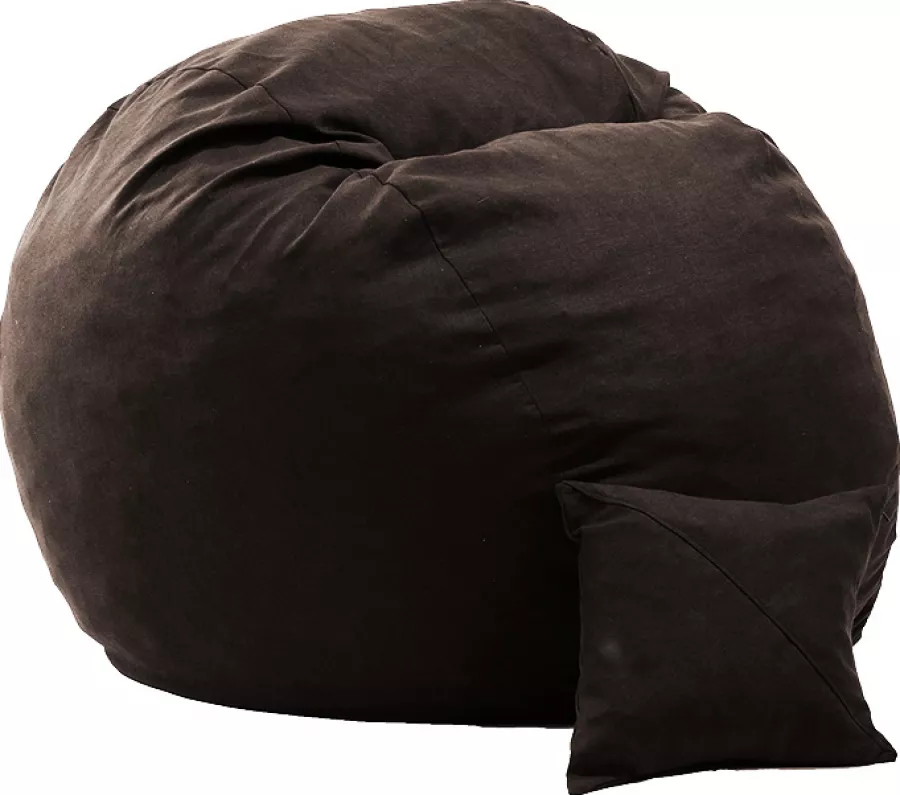 Set Fotoliu Puf Matusalem si perna decorativa Dark Chocolate Gama ...