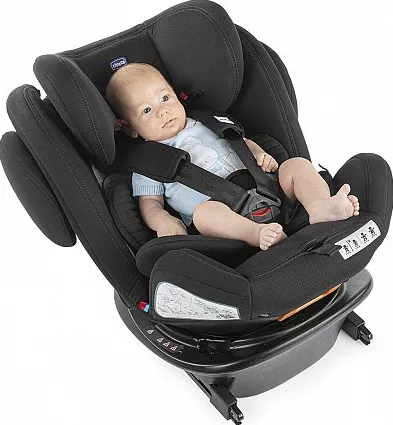 Scaun auto rotativ isofix Chicco Unico Air Plus Black Air negru 0luni ...