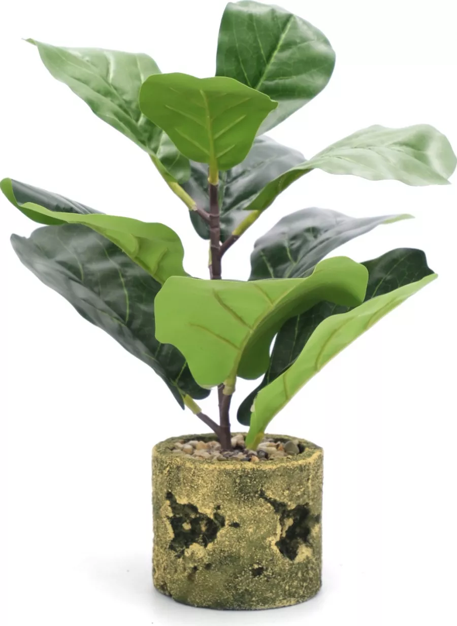 Ghiveci cu floare artificiala decorativa verde 45 cm hq2u_208806896 ...