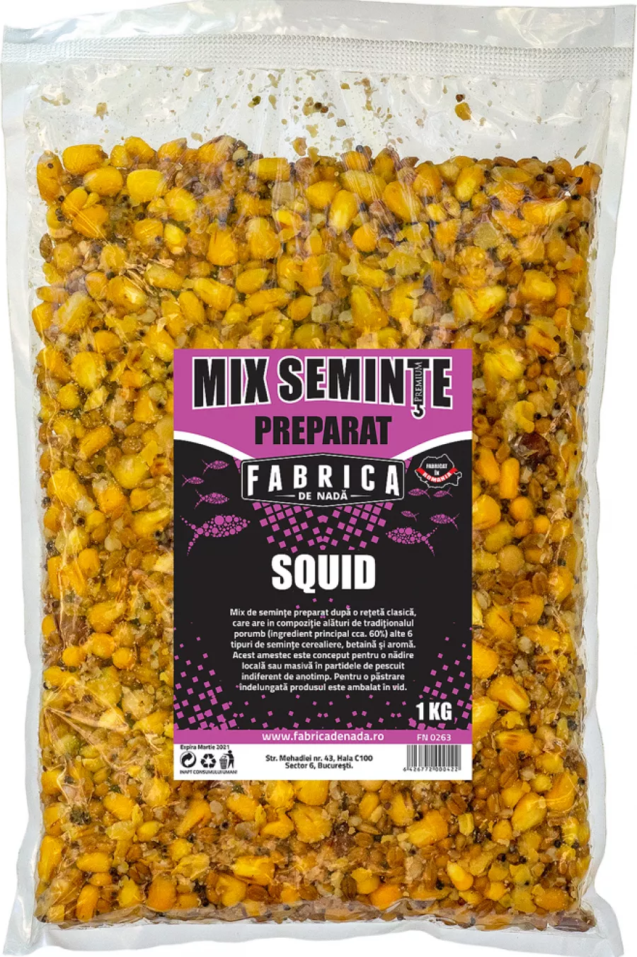 Mix de Seminte Preparate - Squid Fabrica de Nada 1kg 6426772000422 - cel.ro