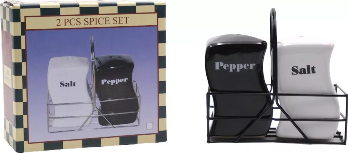 Set solnita si pipernita din ceramica si metal ksi1_208806908 - cel.ro