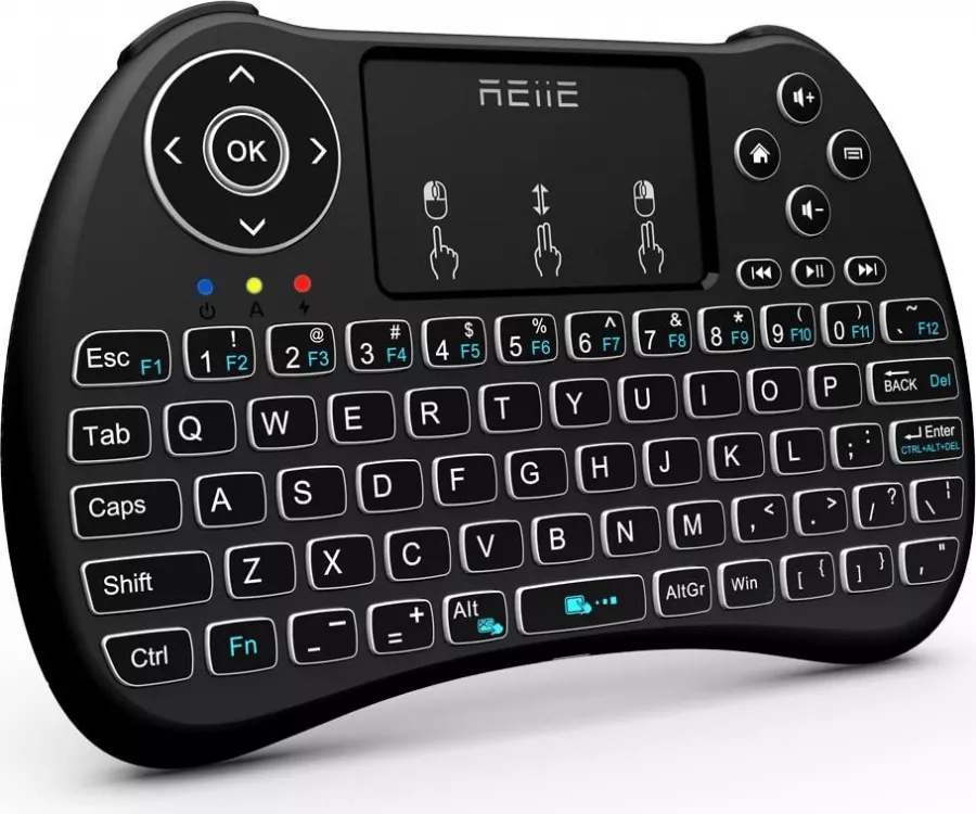 Mini tastatura wireless touchpad taste multimedia receiver USB Reiie la ...