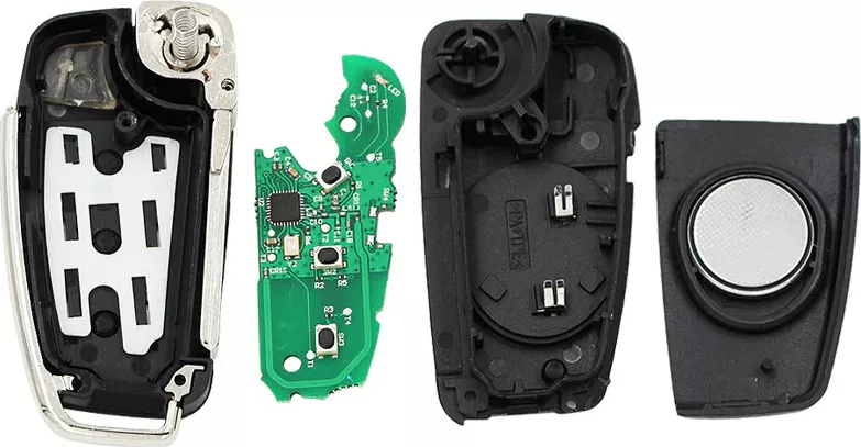 Cheie auto completa Audi A3 A3TT 433Mhz ID48 3 Butoane Audi-RK-19B - cel.ro