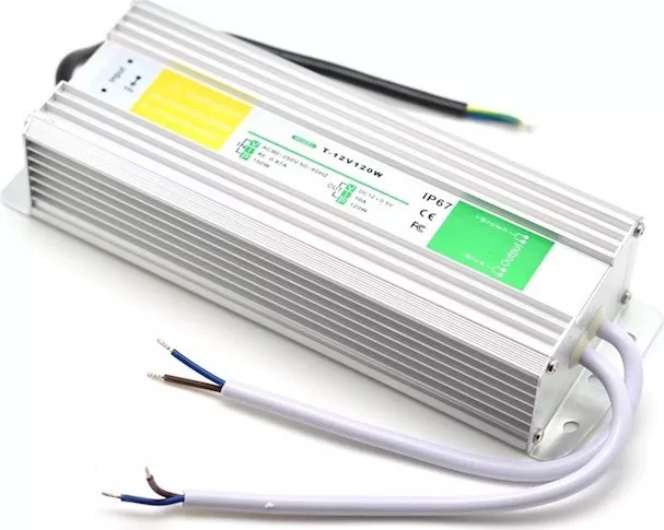 Sursa alimentare exterior waterproof IP67 220V - 12V / 120W - 10A ...