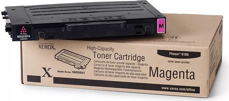 Toner Xerox Phaser 6100 Magenta 5000 pag. 106r00681 - cel.ro