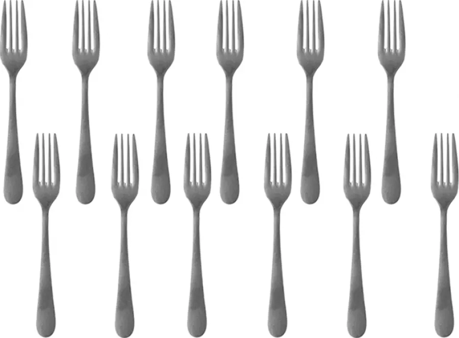 Set 12 furculite RAKI OLD FASHIONED 3mm