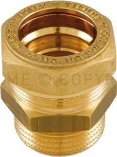 Racord alama tub ondulat 20x3/4 fil ext COBRASUN TIEMME 0710039