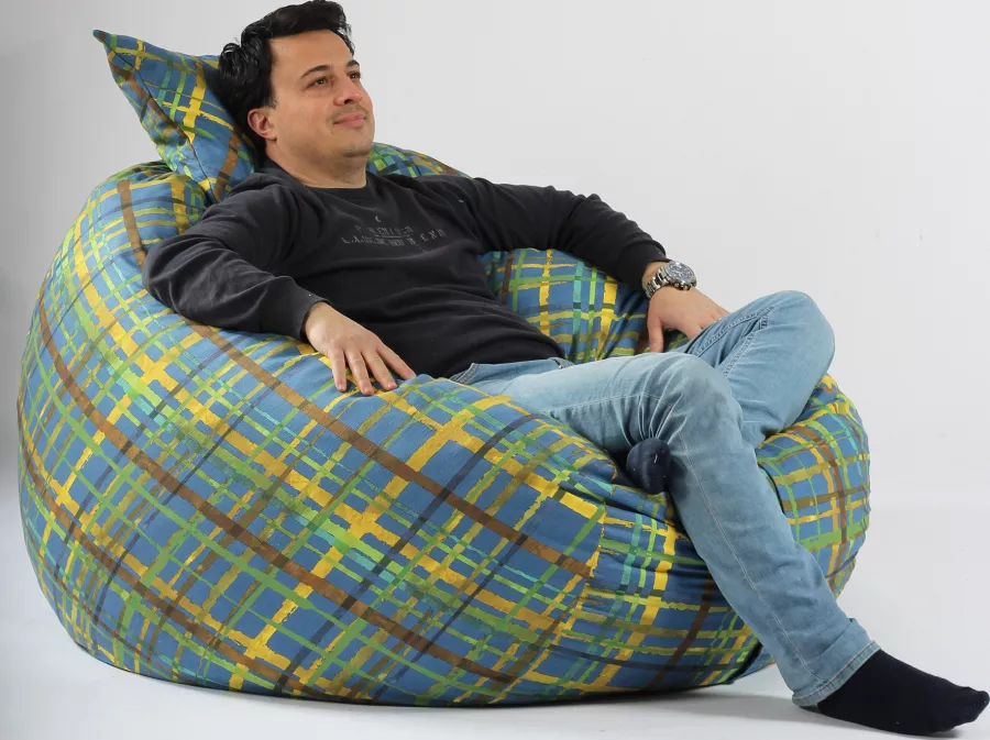 Fotoliu King Size cu Perna decorativa Day in The Park Gama Premium ...