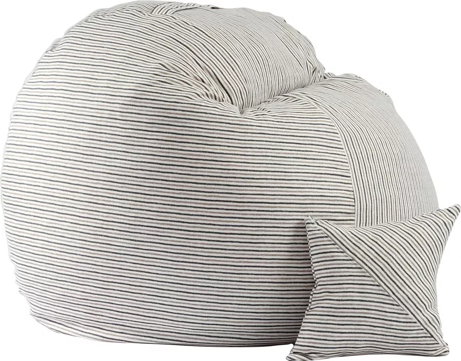 Fotoliu King Size cu Perna decorativa Riviera Stripes Gama Premium ...