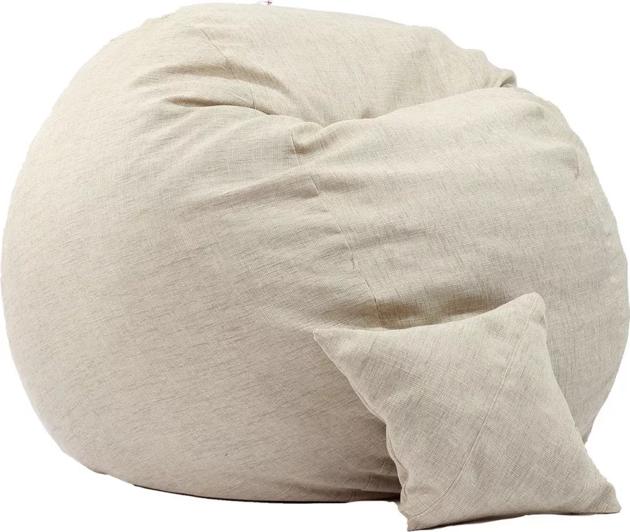 Fotoliu Set King Size + Perna decorativa - Beige Brulee Gama Premium ...