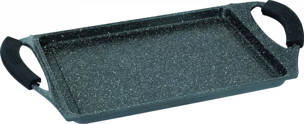 Tava grill cu interior marmorat Royalty Line RL-NTG34M 34 cm RL-NTG34M ...