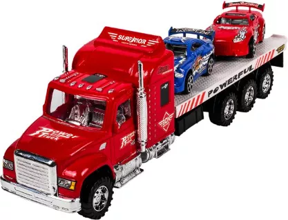 Camion trailer cu doua masini 3oc_105 - cel.ro