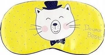 Masca de dormit din satin model Pisicuta cu joben Gonga 8wfl_76490027