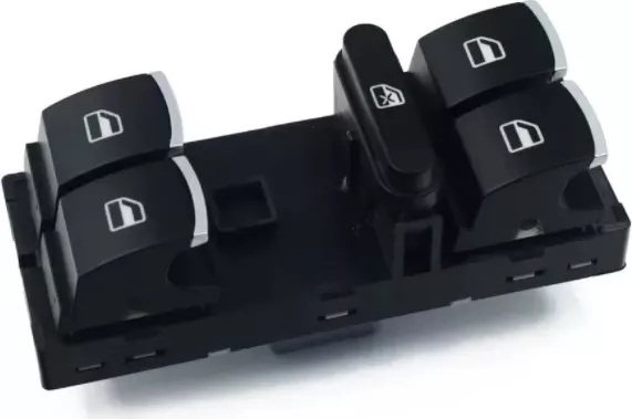 Bloc butoane cu crom 4 geamuri electrice VW - cel.ro