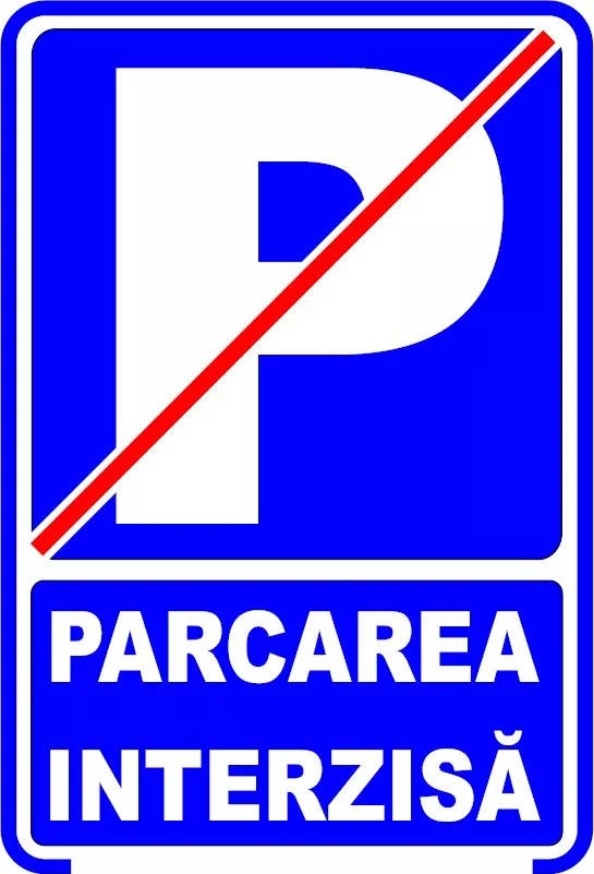 Indicator PVC A4 - Parcarea interzisa IG40A4PVC - cel.ro