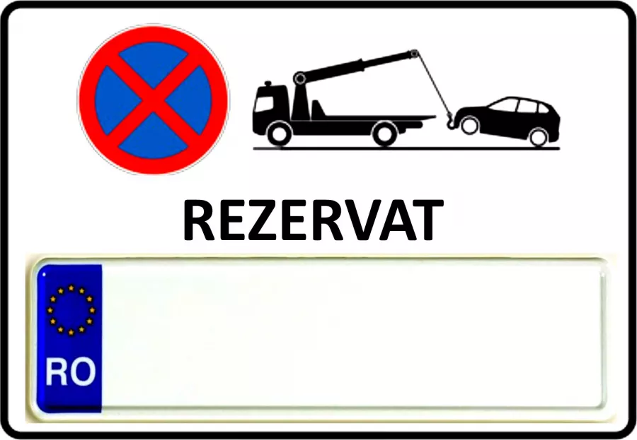 Indicator PVC A4 -REZERVAT 1000REZ - cel.ro
