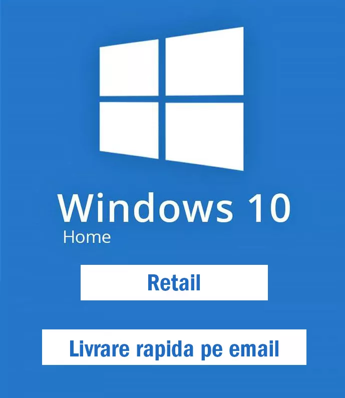 Windows 10 Home Retail Licenta Permanenta