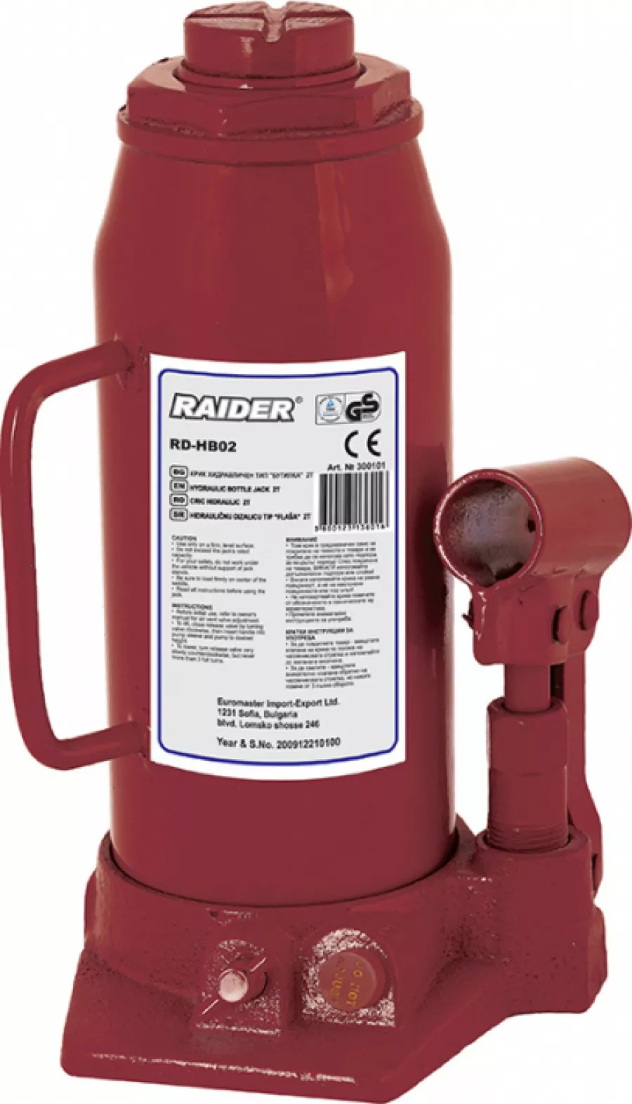 Cric hidraulic Raider RD-HB15 15t 300108 - cel.ro