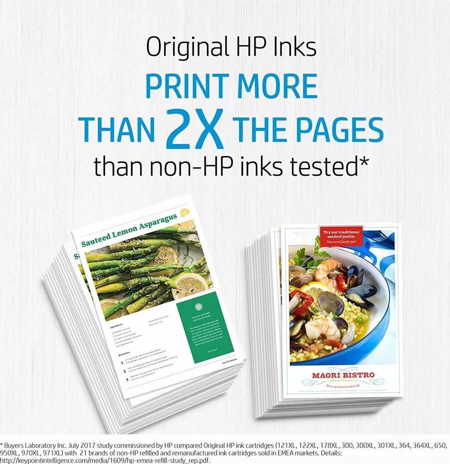 Pachet dublu cartuse originale HP 62 OfficeJet 200 250 Negru Tricolor ...