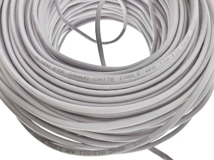 Rola cablu FTP Alien cat5e lungime 100 metri CCA AWG 24 de legatura ...