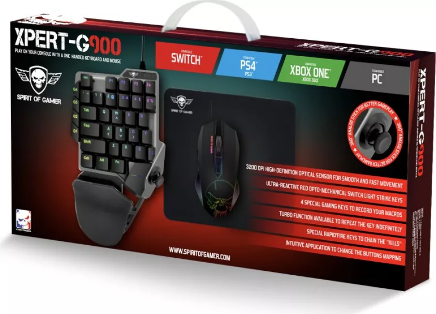 Kit Gaming Tastatura - Mouse - Mouse Pad Spirit of Gamer Xpert G-900 SOG-XG900 - cel.ro