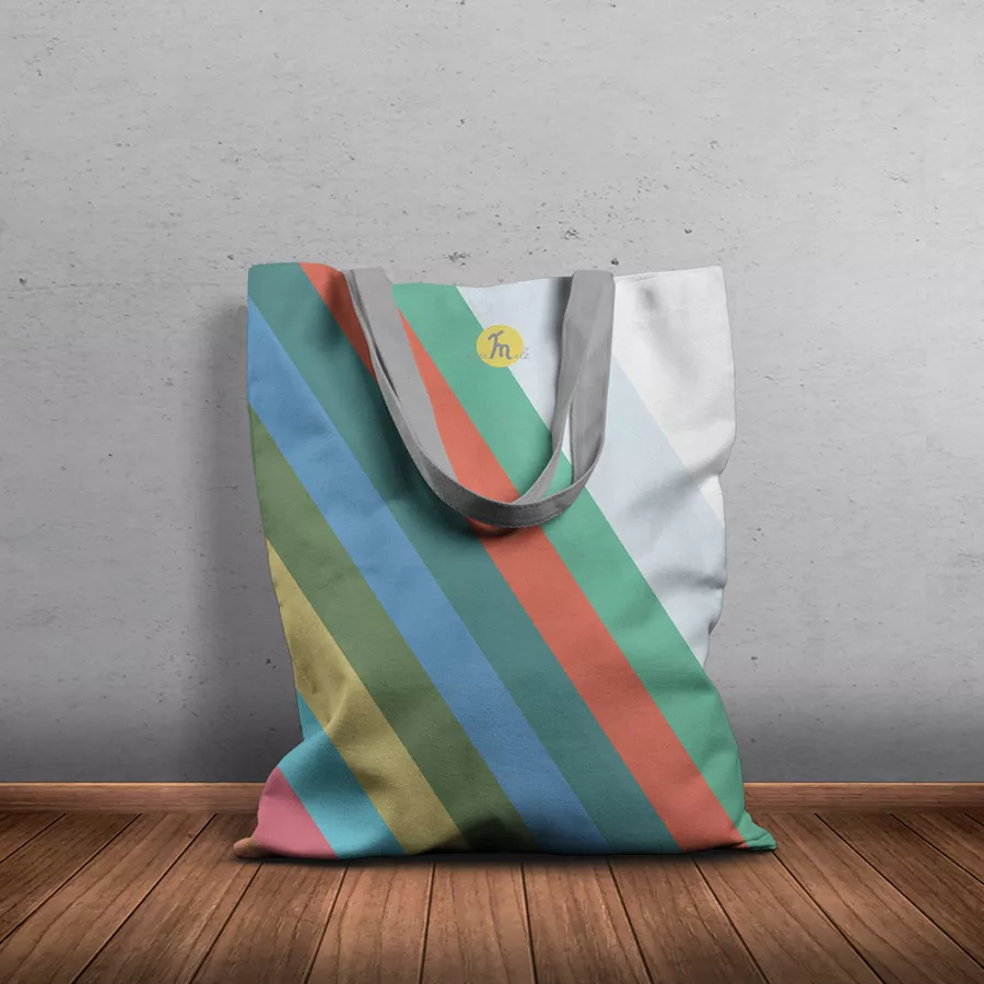 Geanta Handmade Tote Bag Basic Original Mulewear Abstract Avalansa de ...