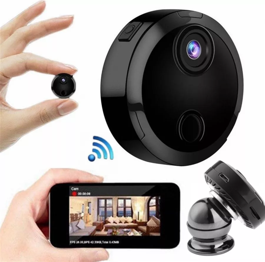 Mini camera HD 1080P Wireless WiFi IP de securitate Night Vision Prima ...