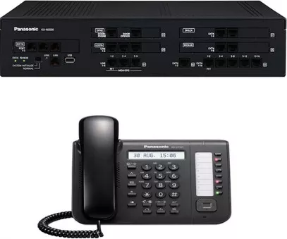 Centrala telefonica Panasonic KX-NS500CE 6 linii extrene 2 interne ...