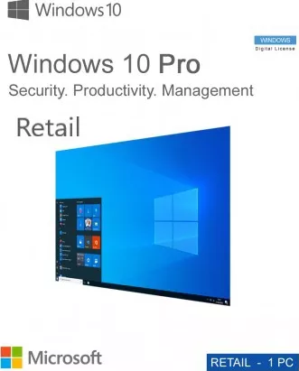 WINDOWS 10 Pro all languages 32/64 licenta permanenta persoane fizice ...