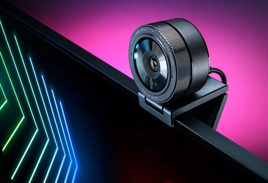 Camera Web Razer Kiyo Pro Adaptive Light USB Full HD 1080p 60FPS Black ...