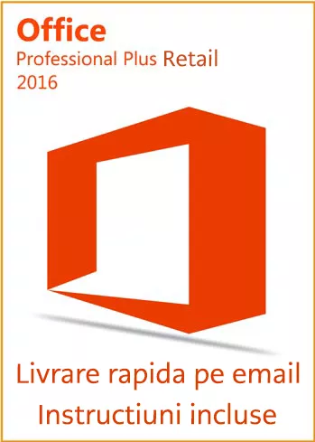 Microsoft Office 2016 Professional Plus Retail Licenta Permanenta - cel.ro