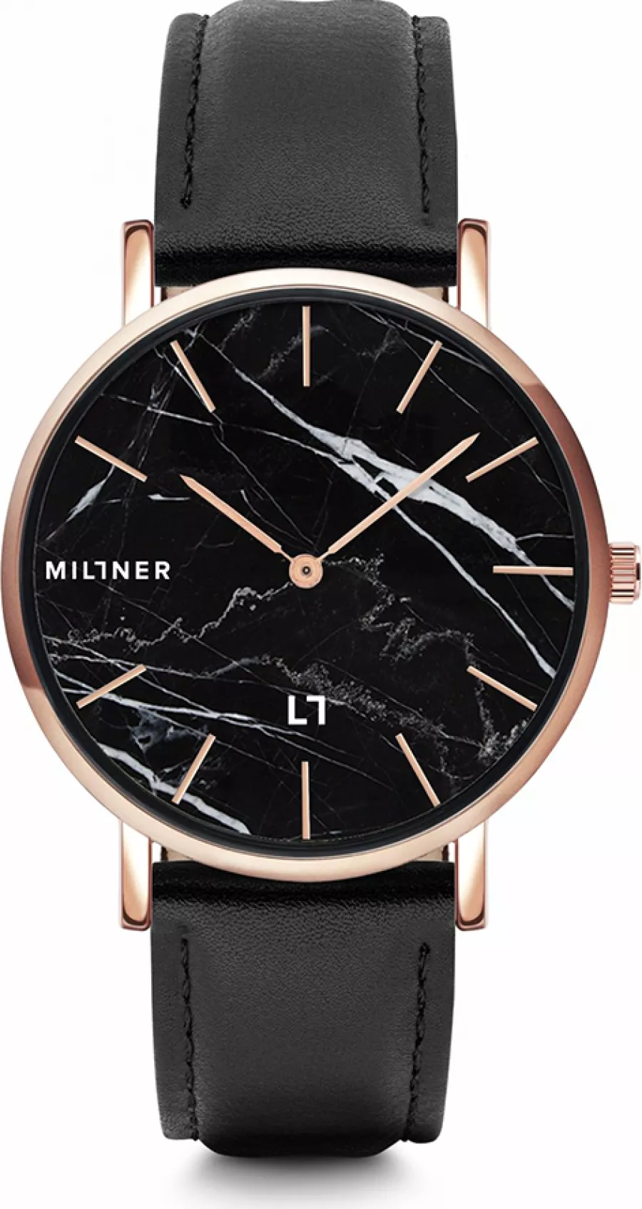 Ceas de dama Millner Camden Marble Negru-Roz bsw_8425402504529 - cel.ro