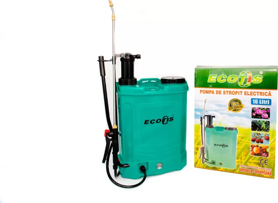 Pompa de stropit 2 in 1 - Electrica si manuala - Ecotis Vermorel3