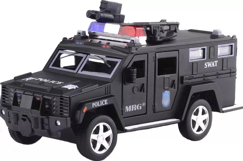 Pusculita Electronica MRG M-6688-19 Masina de politie Cu PIN Negru 0528 ...